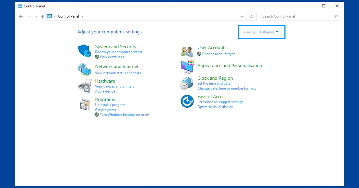 The classic Windows Control Panel still works in Windows 11 | Andy ...